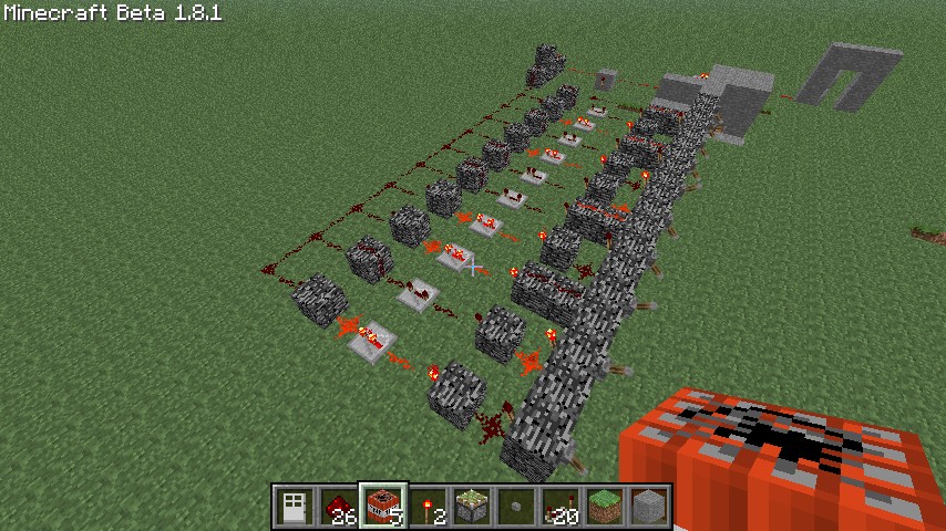 easy redstone lock Minecraft Map