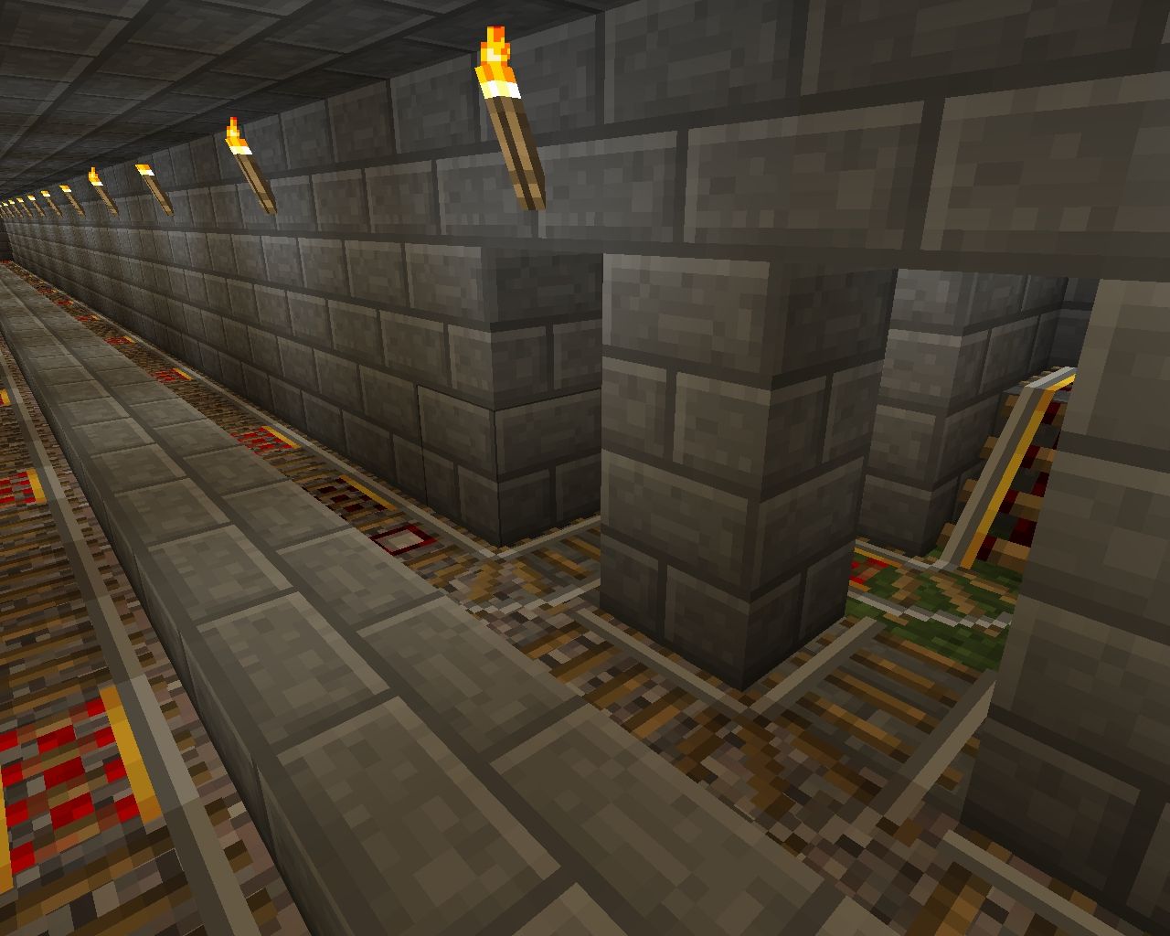 Full Automatic Subwaysystem Minecraft Map