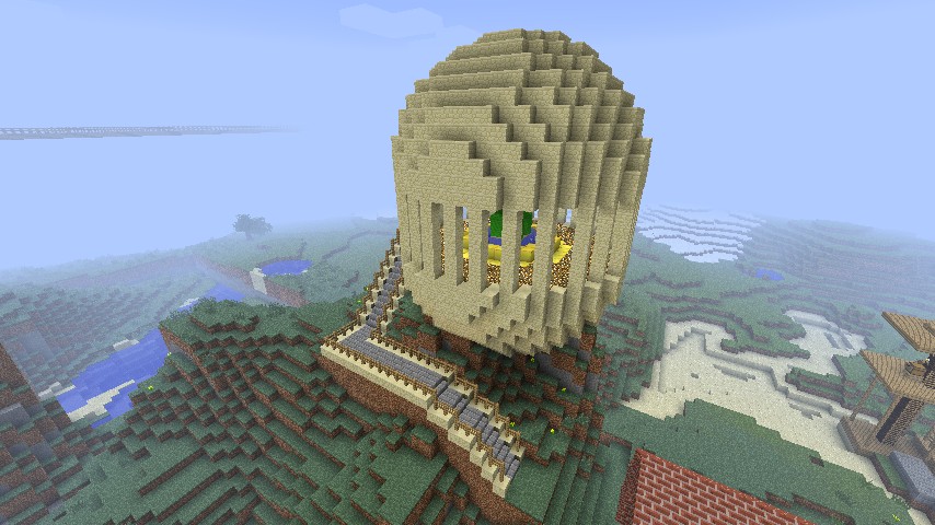 Shrine to the Creeper God Minecraft Map