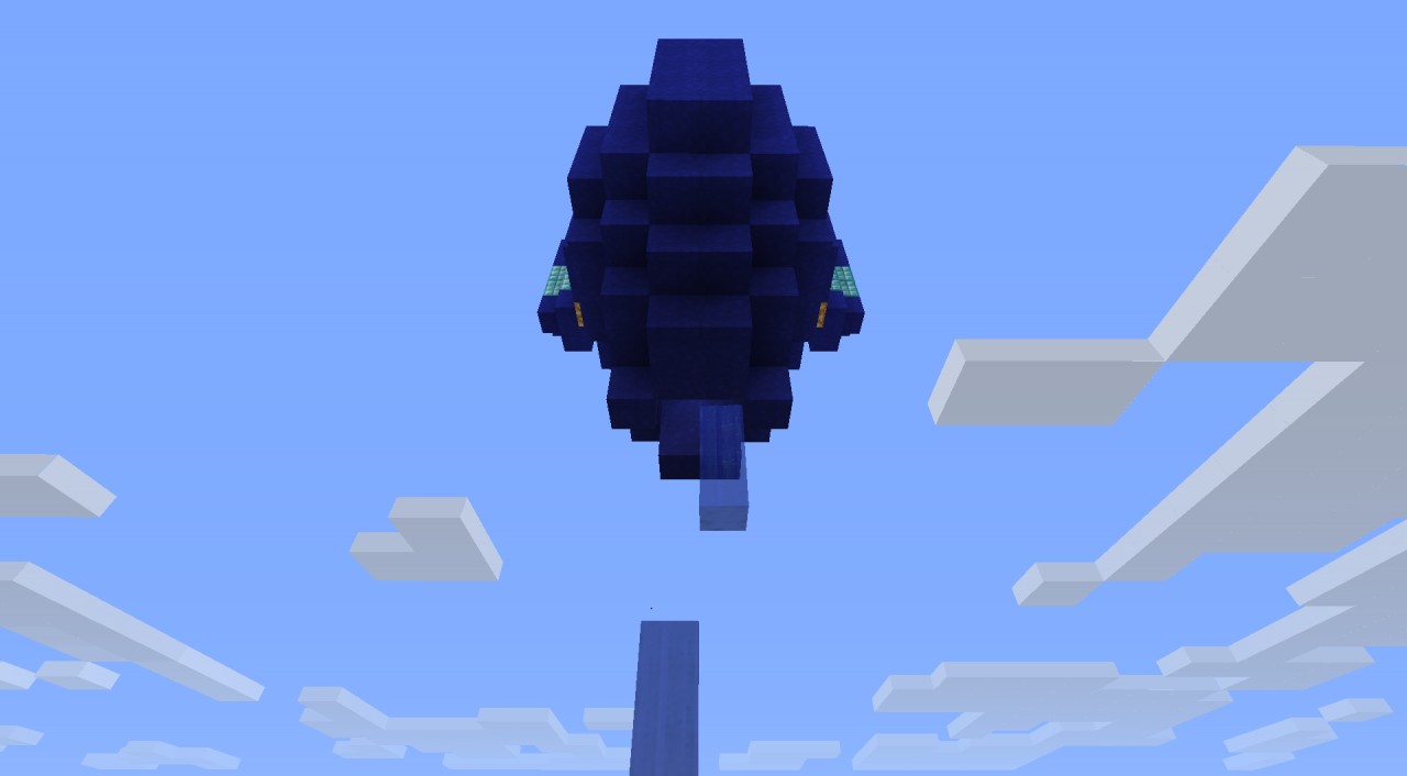 Flying fish fountain Minecraft Map