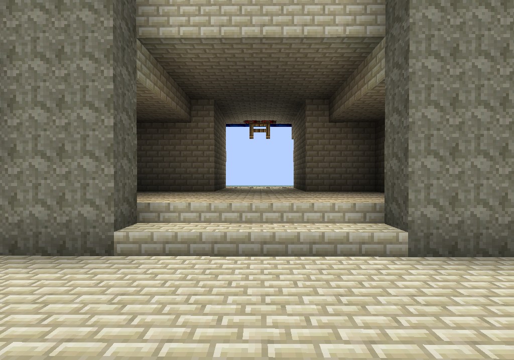 gate house with guard huts Minecraft Map