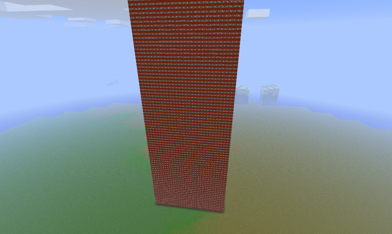 30x30x80 TNT Tower Minecraft Map