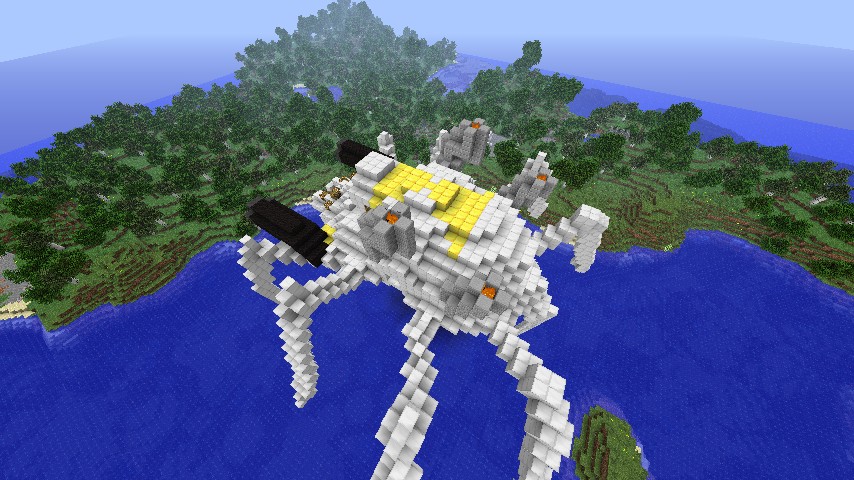 mecha spider Minecraft Map
