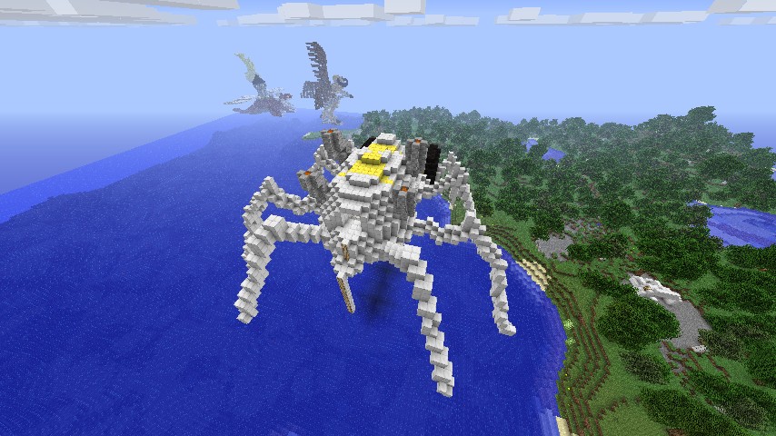 mecha spider Minecraft Map