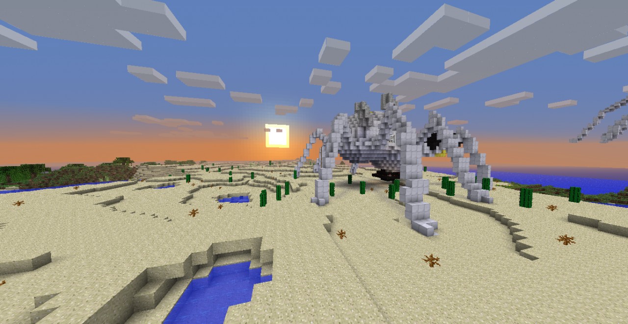 mecha spider Minecraft Map