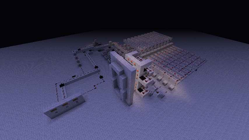 7 Segment Piston Display Minecraft Map