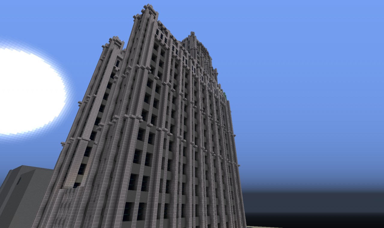 Gothic Skyscraper w/ Smoking Lounge Minecraft Map