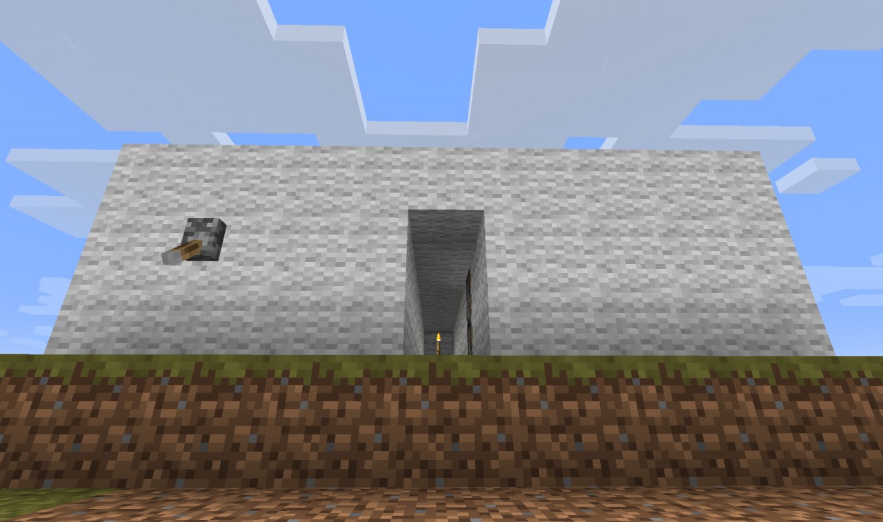 Hidden Piston Door Minecraft Map