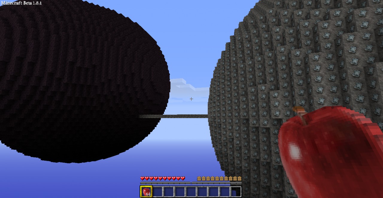 floating island whit diamond,iron,obsidian,cobbelstone Minecraft Map