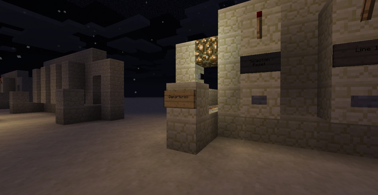 Compact minecart station [credit to CNBminecraft] Minecraft Map