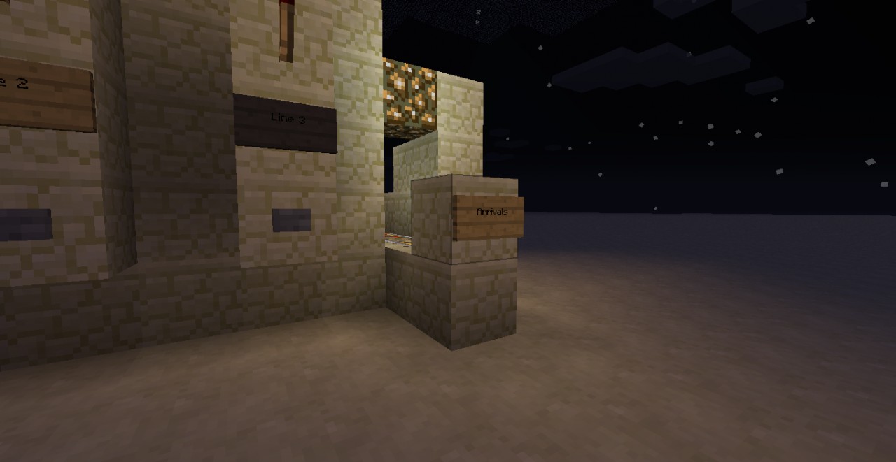 Compact minecart station [credit to CNBminecraft] Minecraft Map