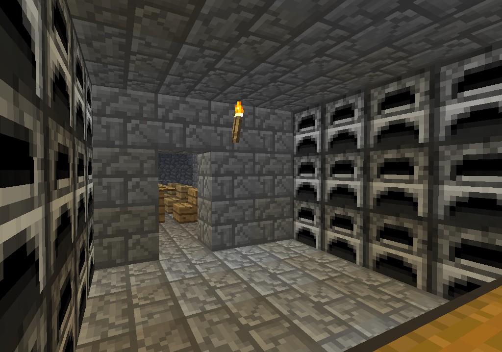 castle, kitchen and table, not furnished. Minecraft Map