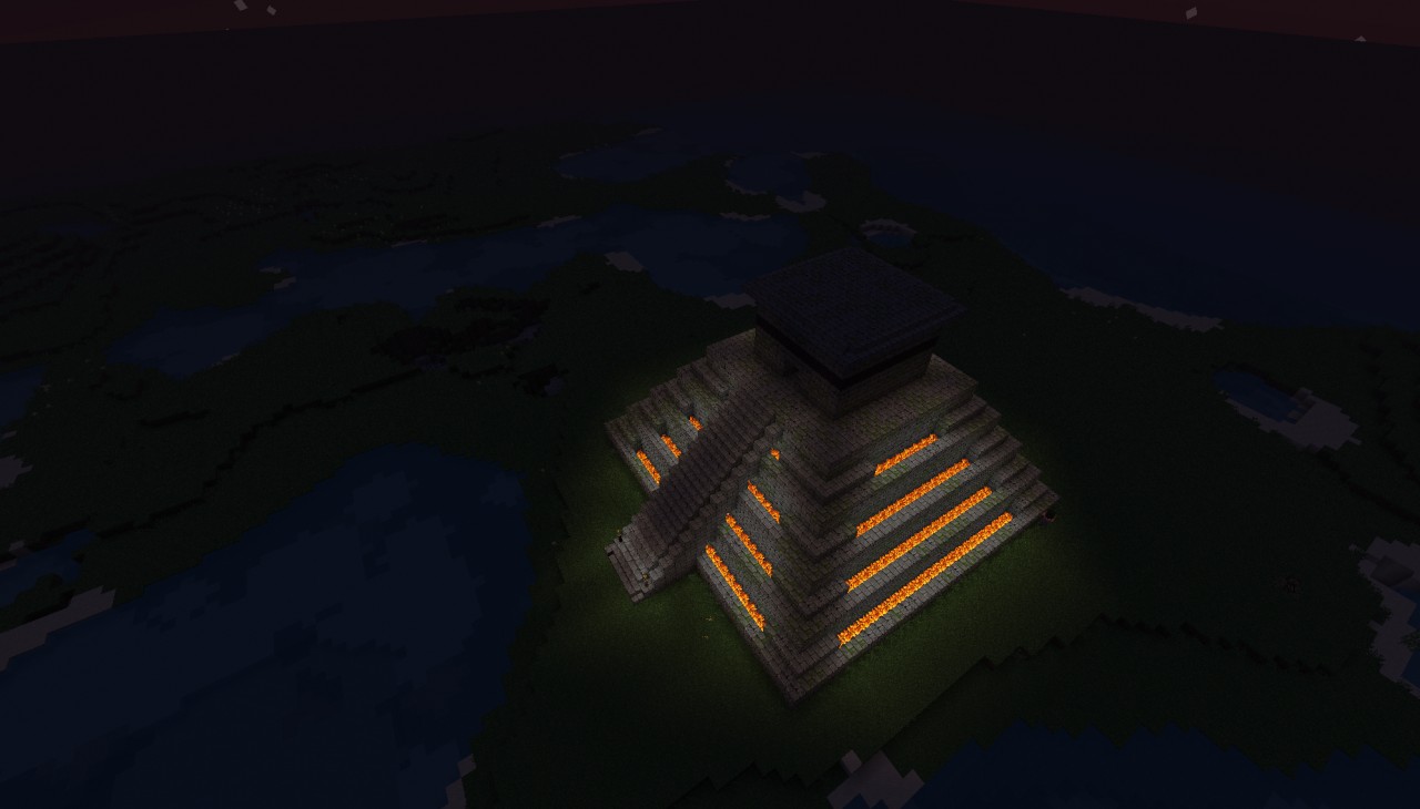 Maya Pyramid Minecraft Map