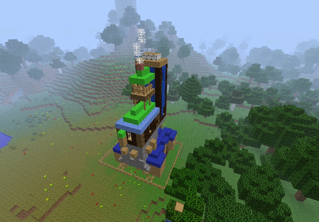 The Burrow from Harry Potter Series Minecraft Map