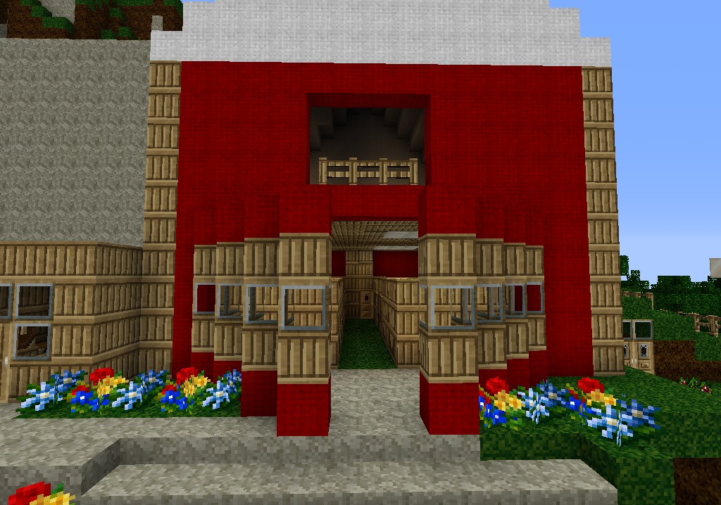 red barn Minecraft Map