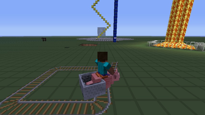 Pig powered car! Minecraft Map
