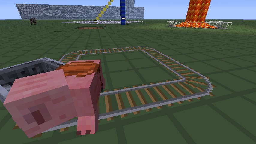 Pig powered car! Minecraft Map