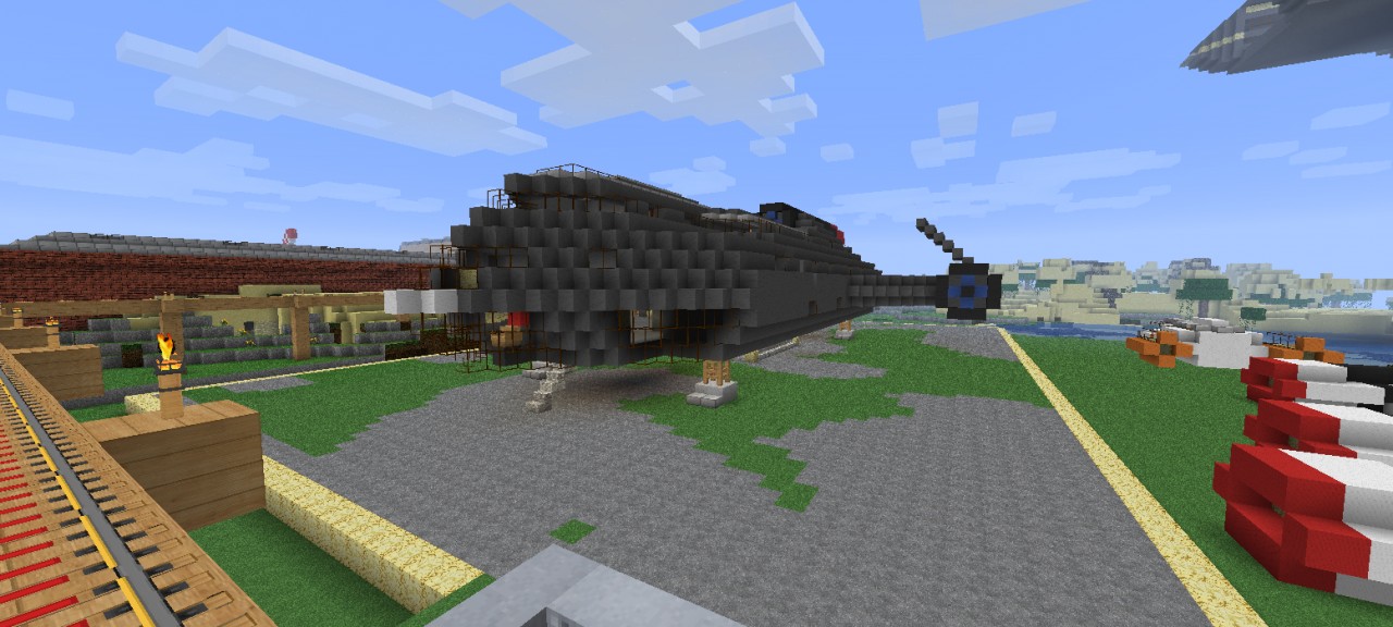 Landed heavy transport Minecraft Map
