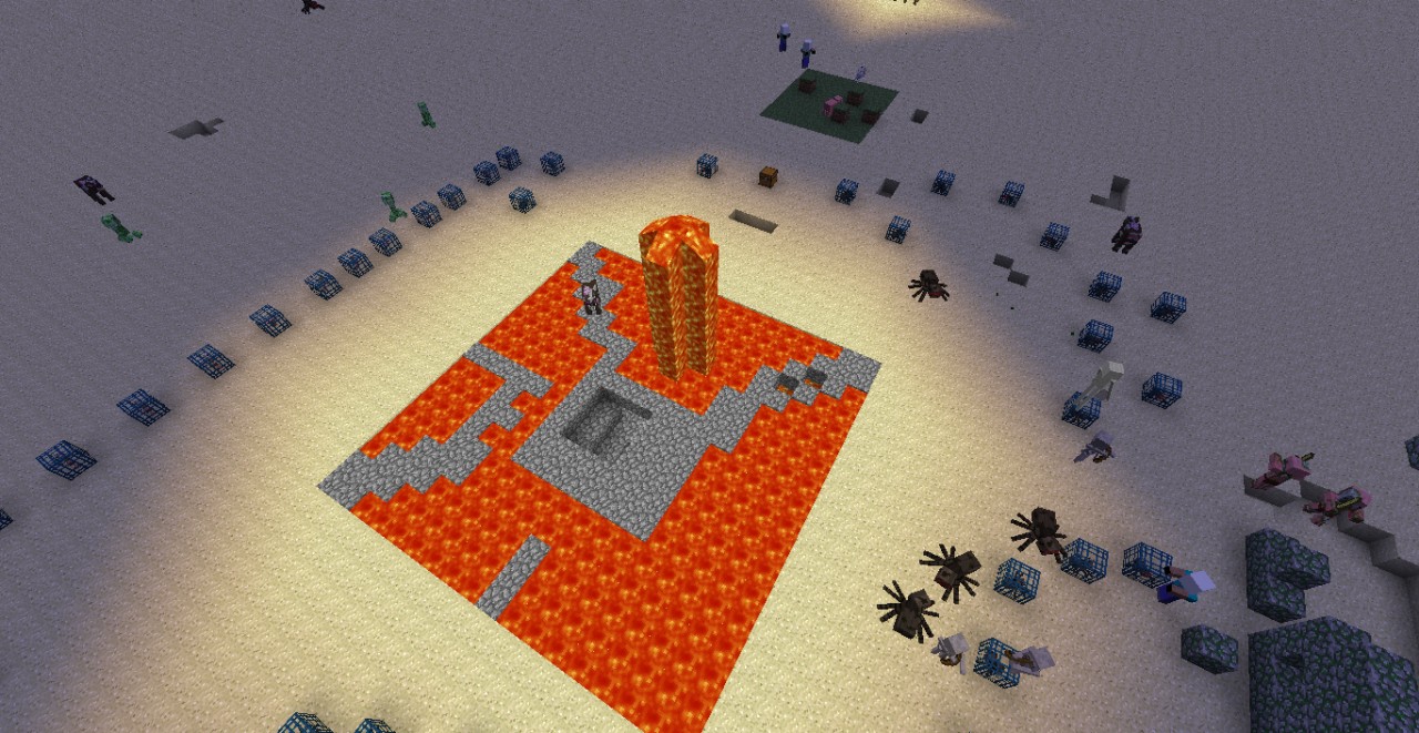 Doom island defence Minecraft Map