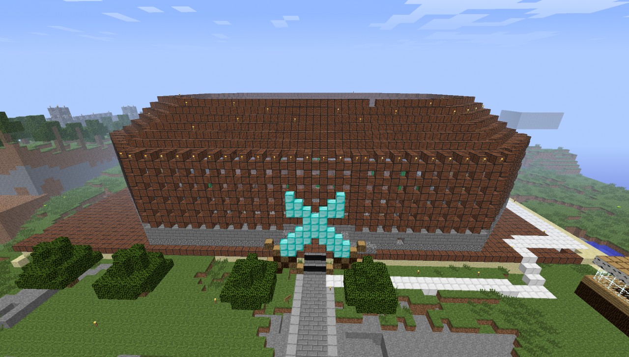 griefed arena Minecraft Map