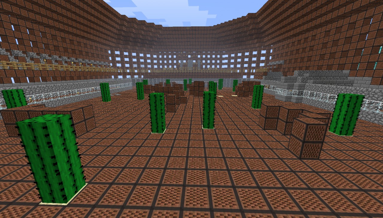 griefed arena Minecraft Map