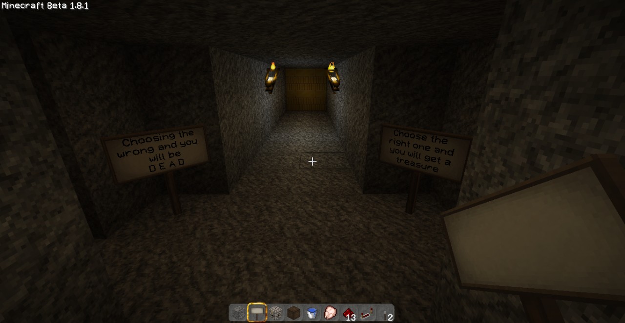 Finding the trasure Minecraft Map