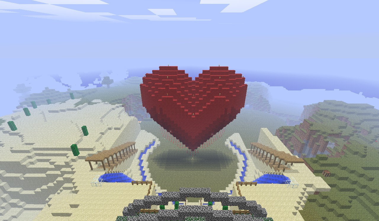 Heart 3D Minecraft Map