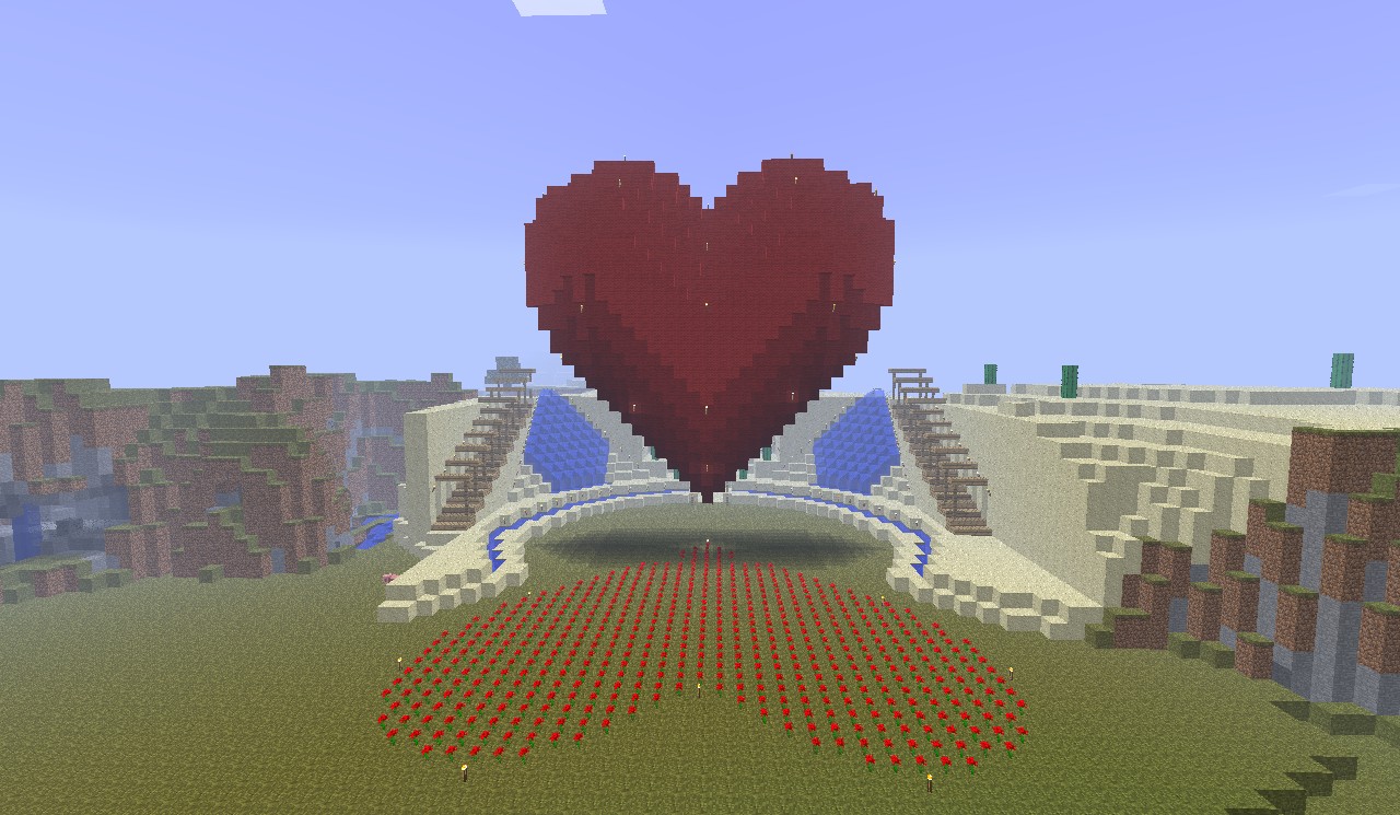Heart 3D Minecraft Map