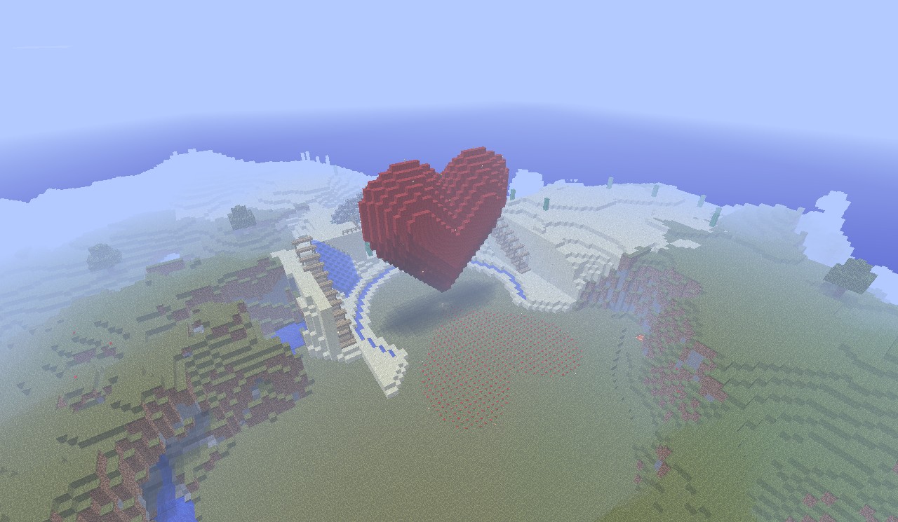 Heart 3D Minecraft Map