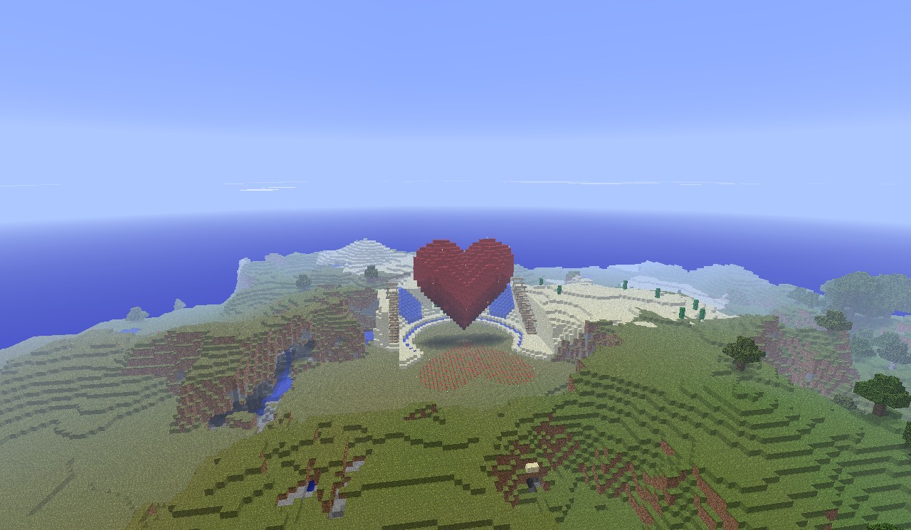 Heart 3D Minecraft Map