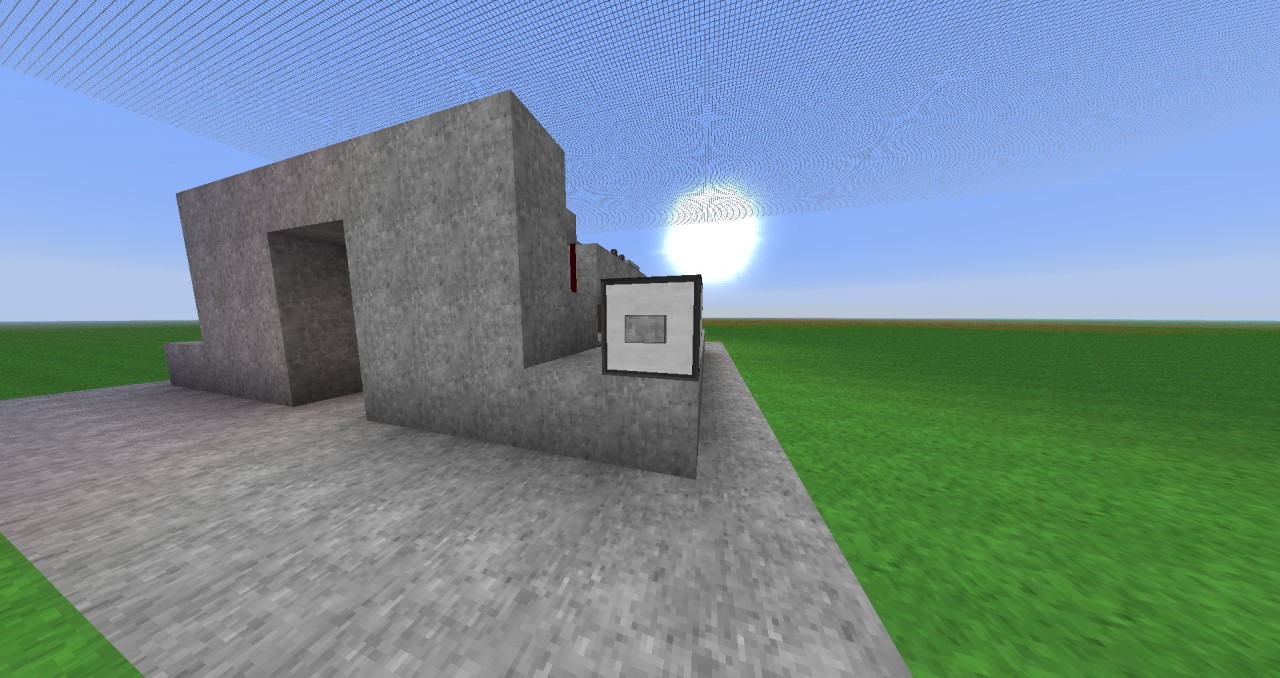 Hidden Piston door 2(horizontal)x3(vertical) compact Minecraft Map