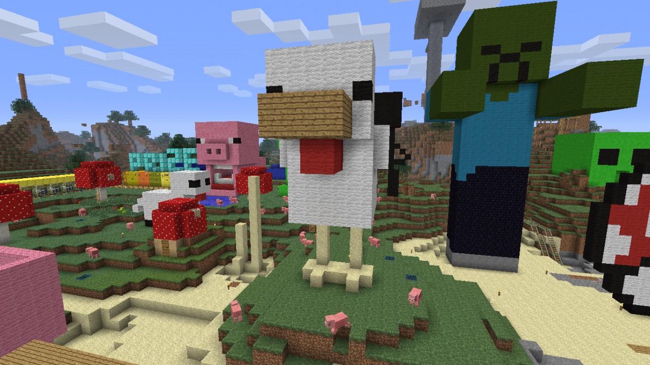 wool art Minecraft Map