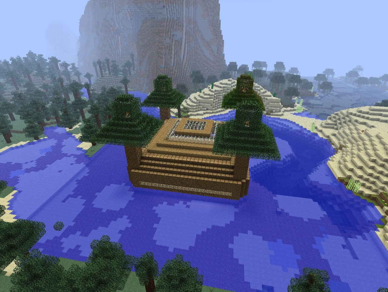 Tree Base Testing Area Minecraft Map