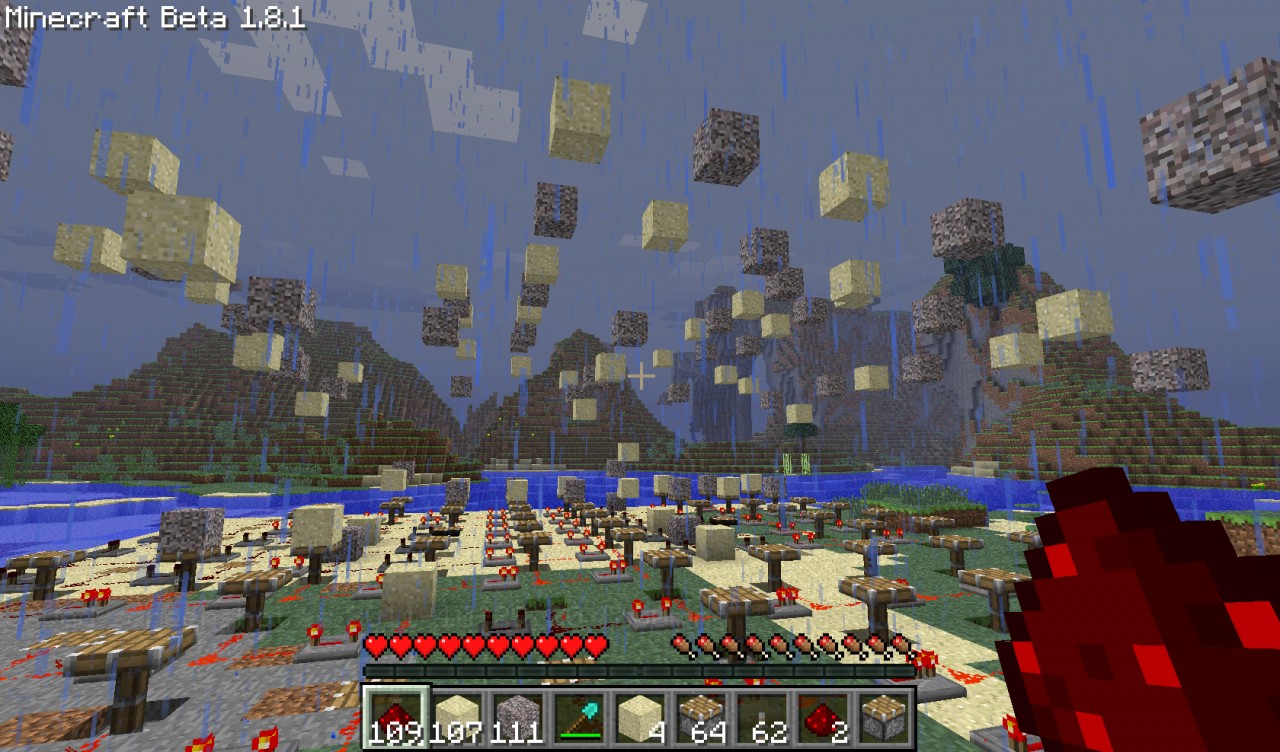 Piston wave example (will need piston mod) Minecraft Map