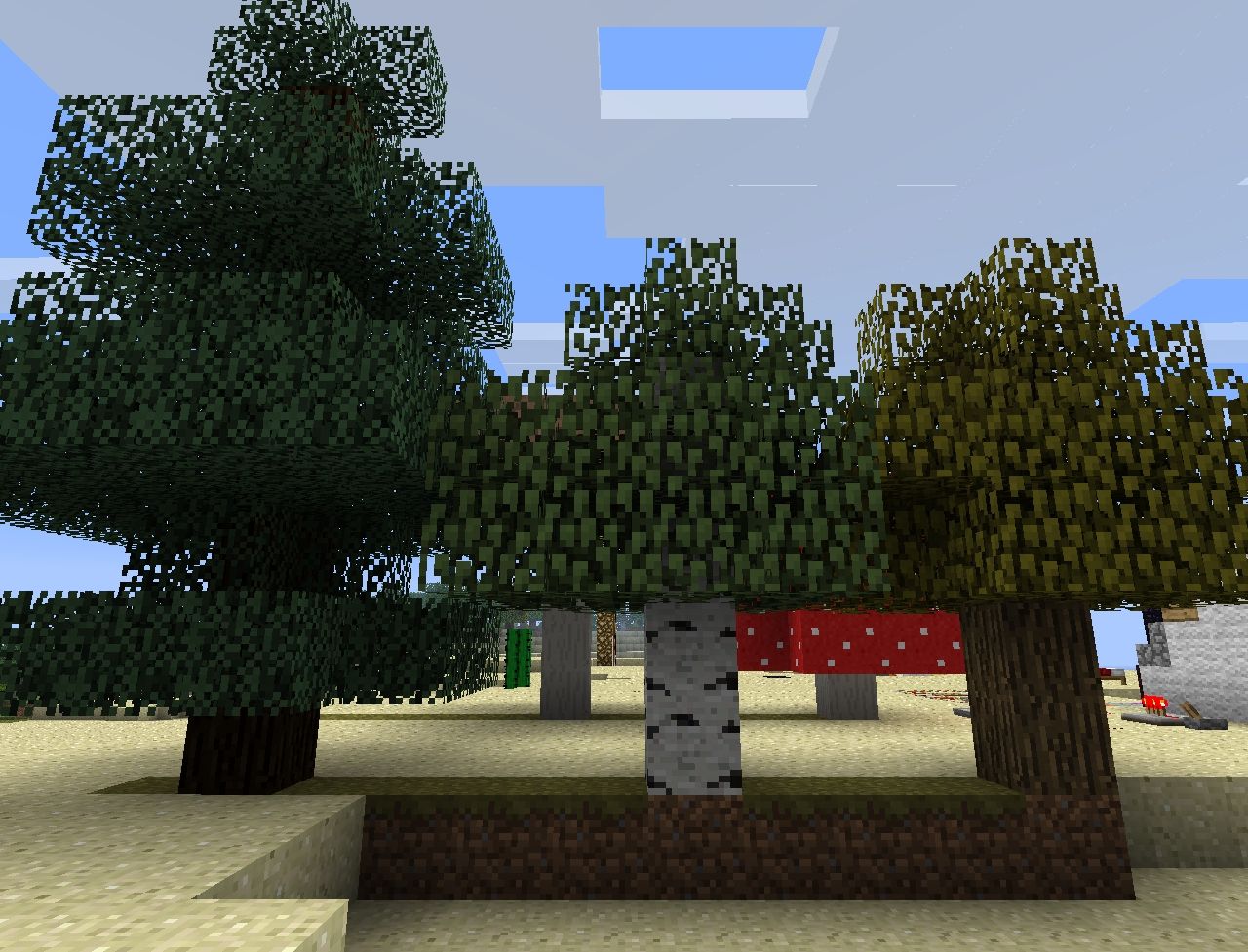 Plan 9 Texture Test and Display Case [1.9_PR5] Minecraft Map