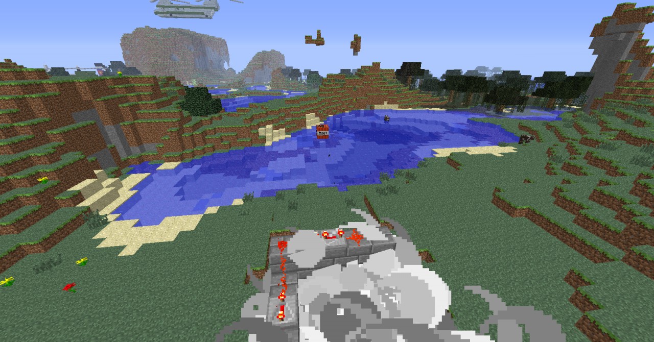 Small Super Cannon [Easy] 120 Range] Minecraft Map