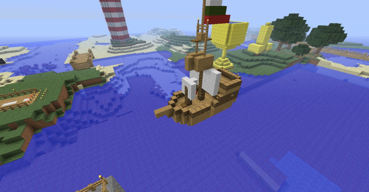A boat Minecraft Map