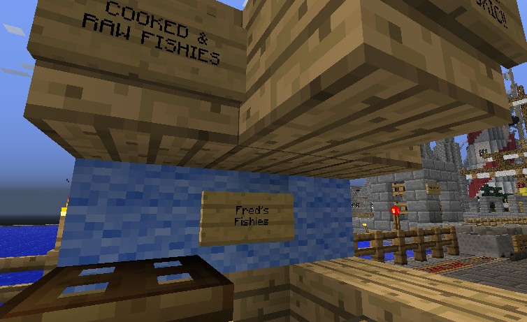 Fred's Fishies - Fish Stall Minecraft Map