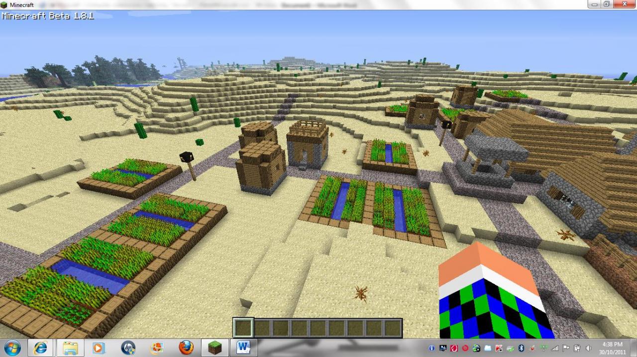 Awesome NPC village Minecraft Map