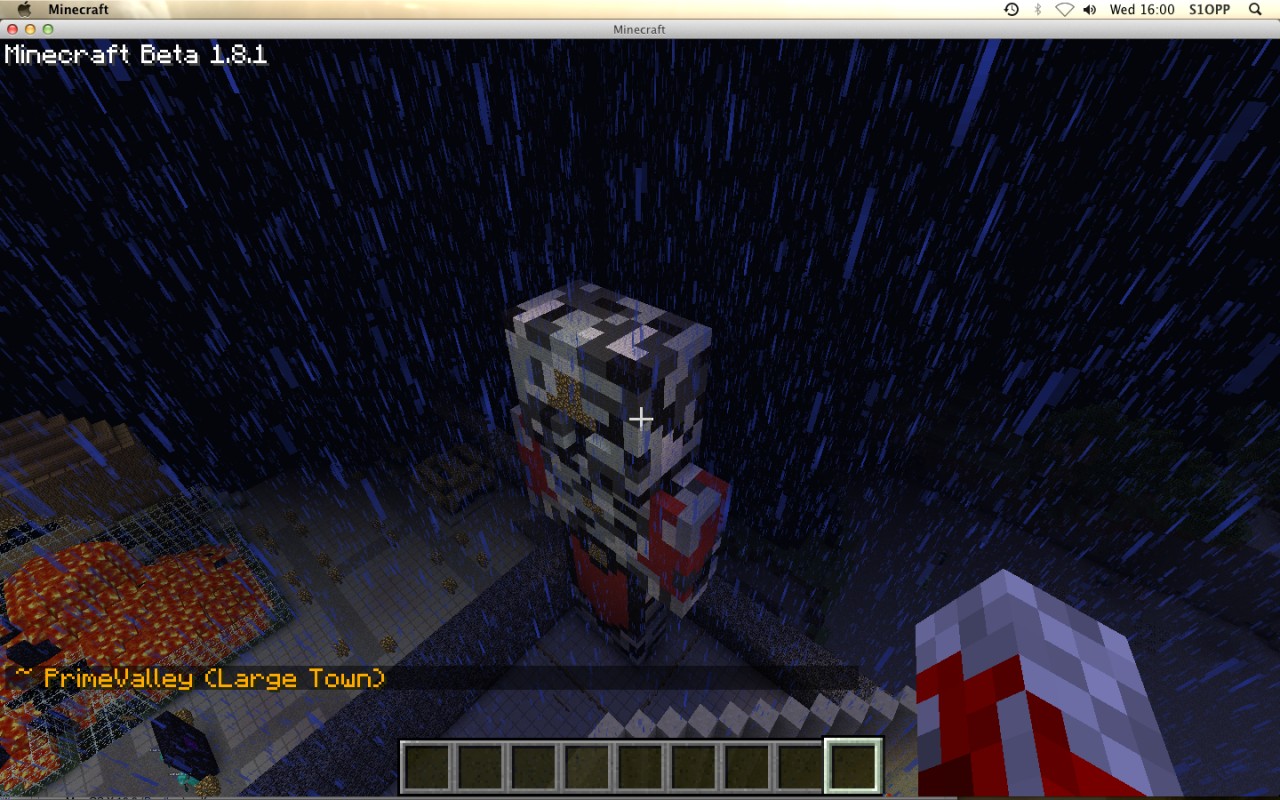 Dark Knight Skin GIANT Minecraft Map