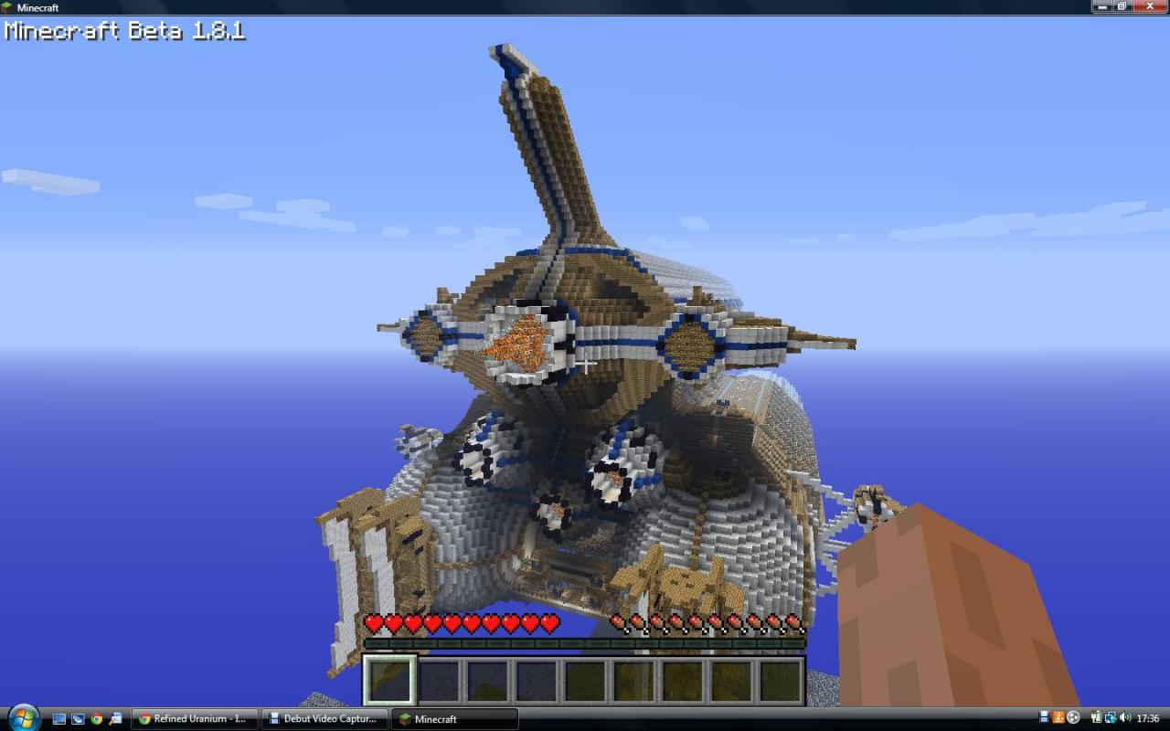 The Leviathan Class Airship Minecraft Map