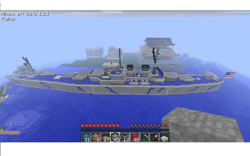 U.S Battle ship Minecraft Map