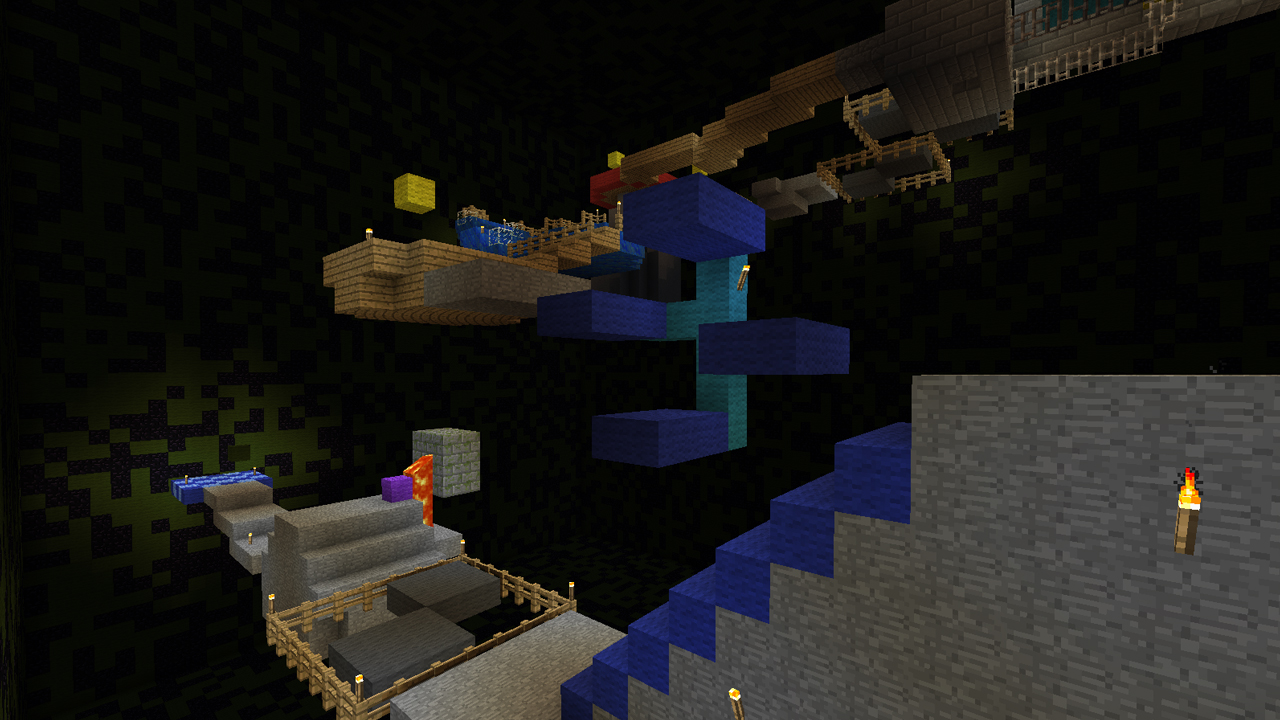 Super Minecraft 64 - Bowser in the Dark World built in Minecraft ...