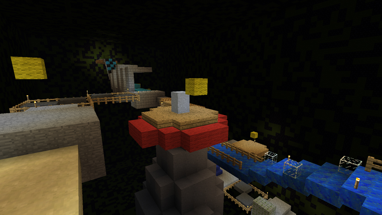 Super Minecraft 64 - Bowser in the Dark World built in Minecraft ...