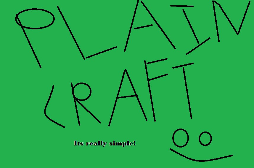 Plain as Plain can be-Craft Minecraft Texture Pack
