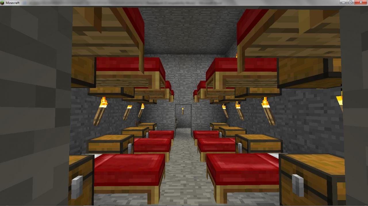 Underground fortress Minecraft Map