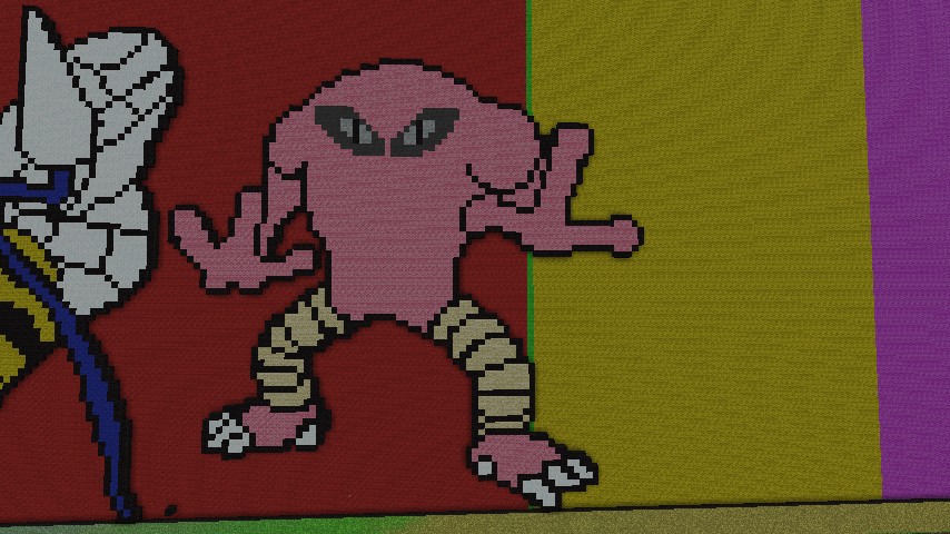 Hitmonlee by DJ_ID Pixel art pokedex project Minecraft Map
