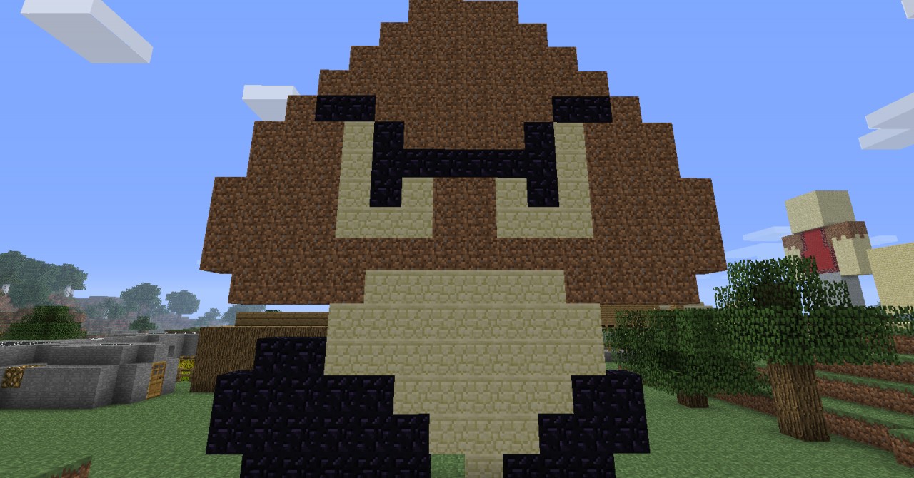 8 bit Goomba Minecraft Map