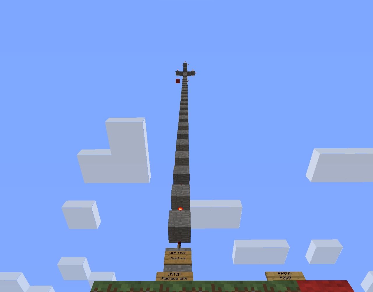 Redstone Light Tower Minecraft Map