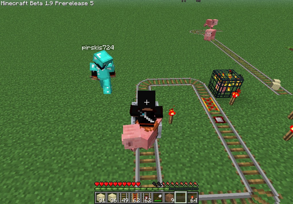 flatgrass big rollercoaster : D Minecraft Map